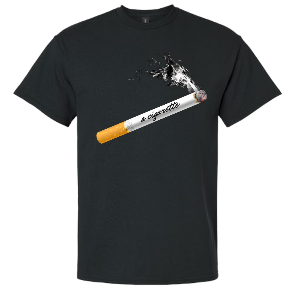 a cigarette Smokin Tee – Gavin Adcock